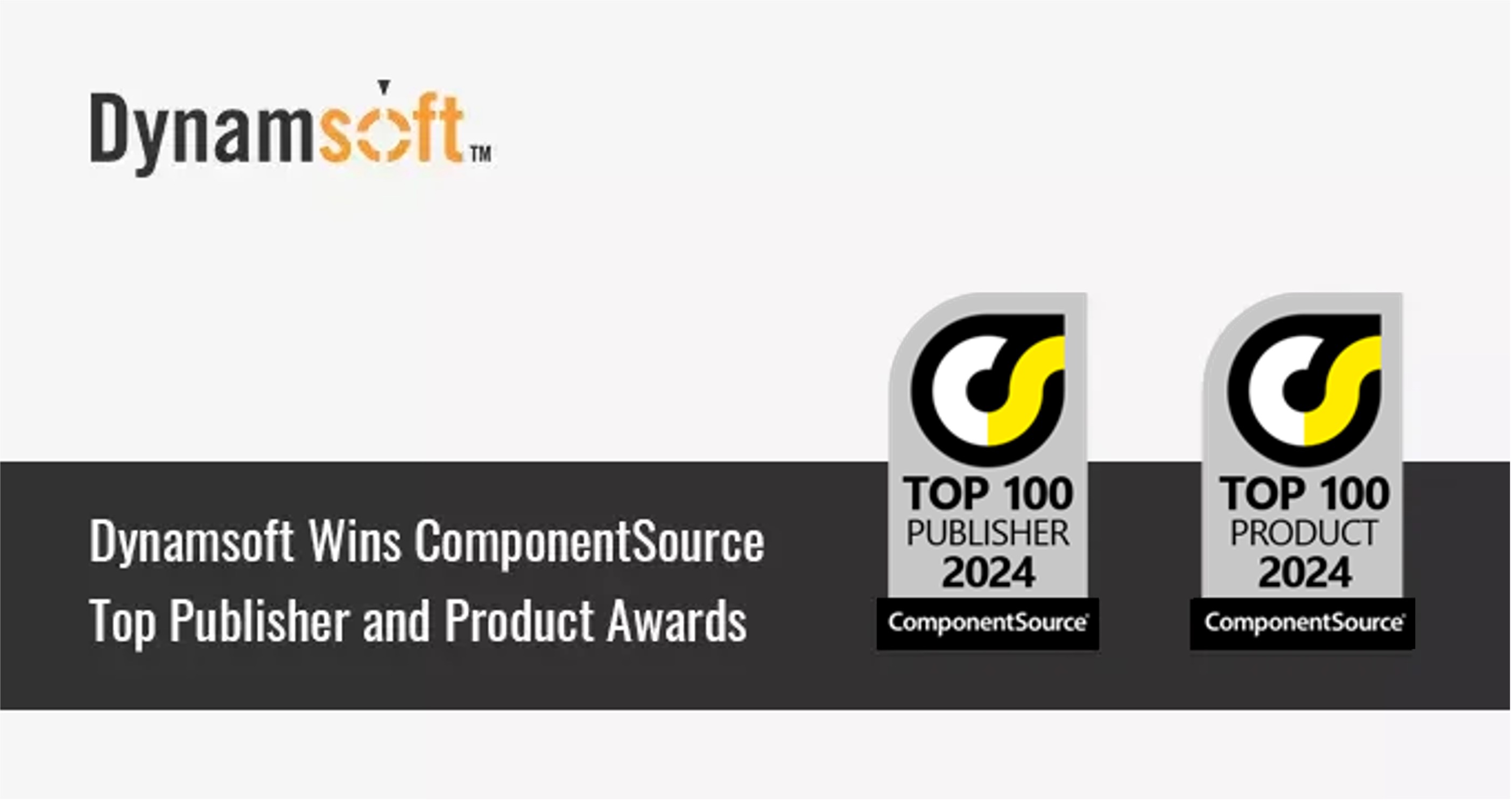 Dynamsoft Wins ComponentSource Top Publisher and Product Awards ...