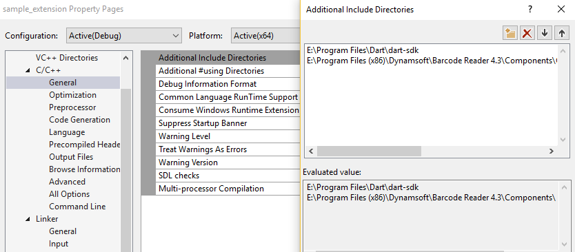Building Dart Native Extension with Dynamsoft Barcode SDK on Windows ...