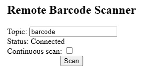 How to Build a Remote Barcode Scanner via MQTT | Dynamsoft Developers Blog
