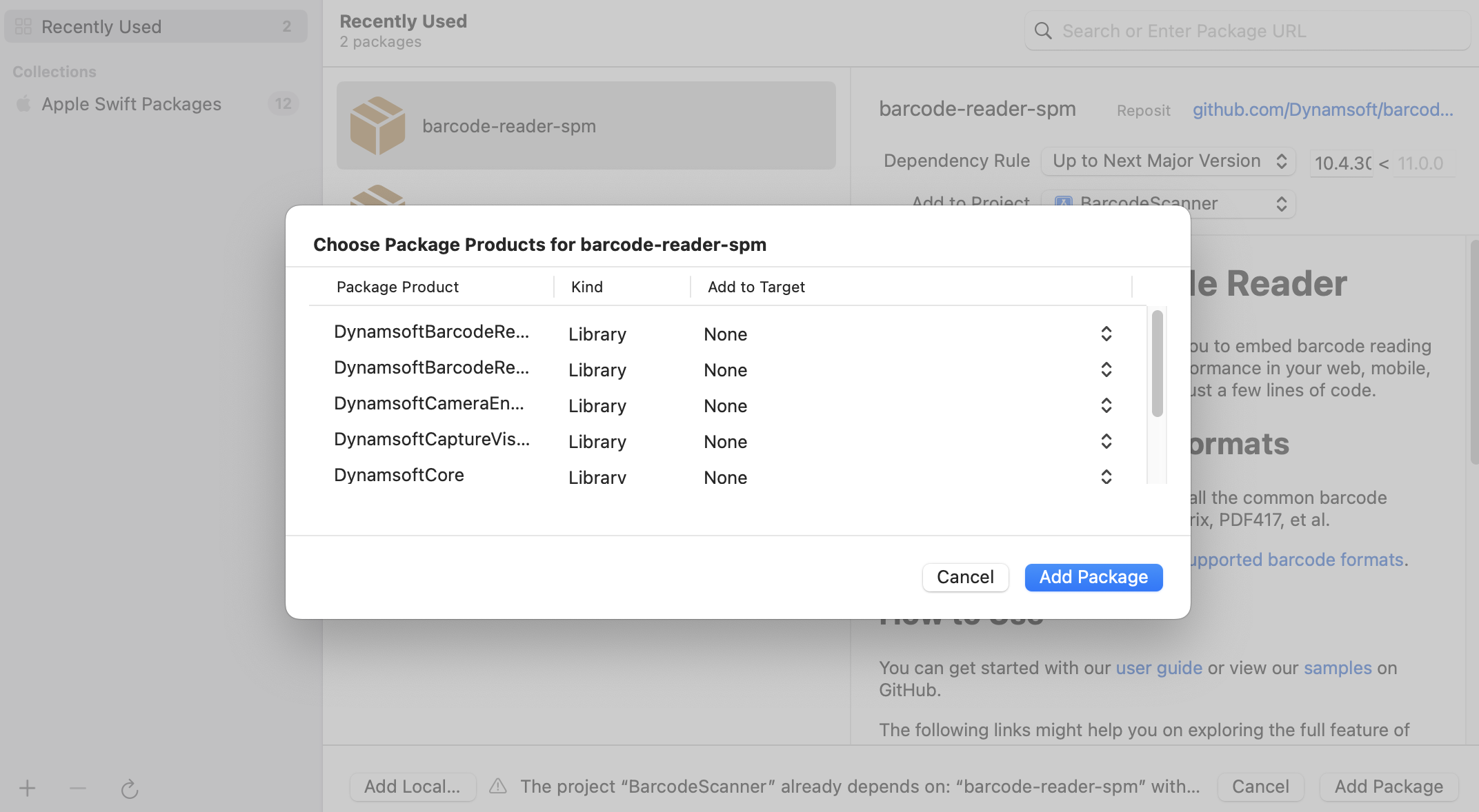 How To Integrate A Barcode Scanner Component Into Ios Apps In Minutes Dynamsoft Developers Blog