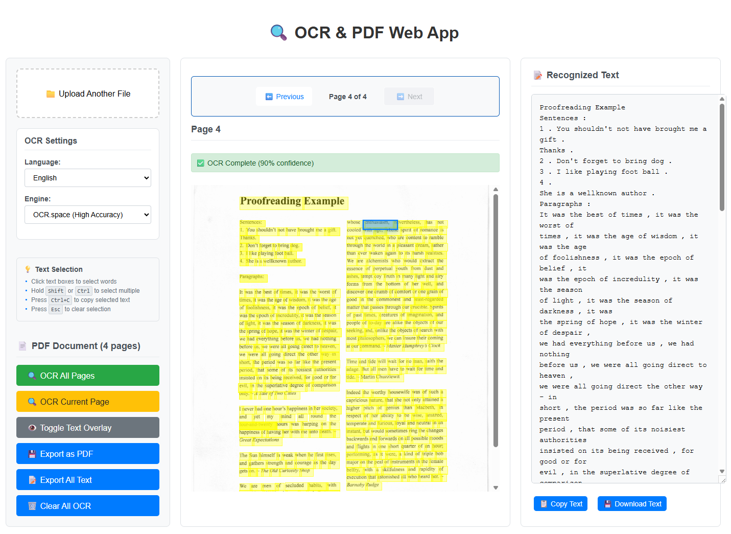 How to Build a Free Web OCR App for Images and PDF Files | Dynamsoft Developers Blog