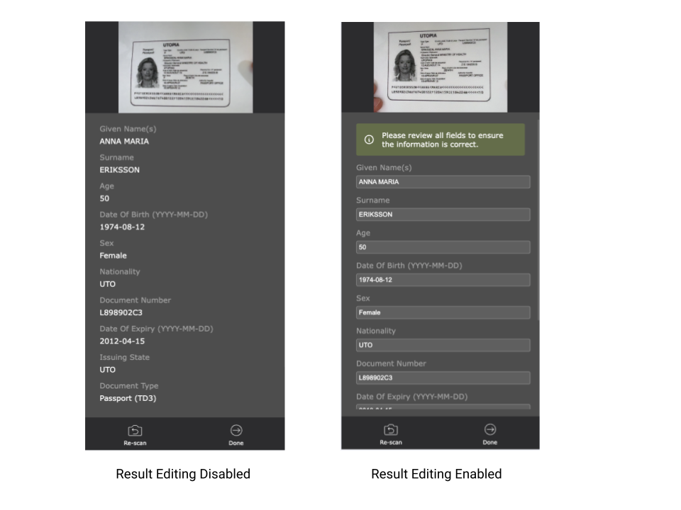 Dynamsoft MRZ Scanner JavaScript Edition